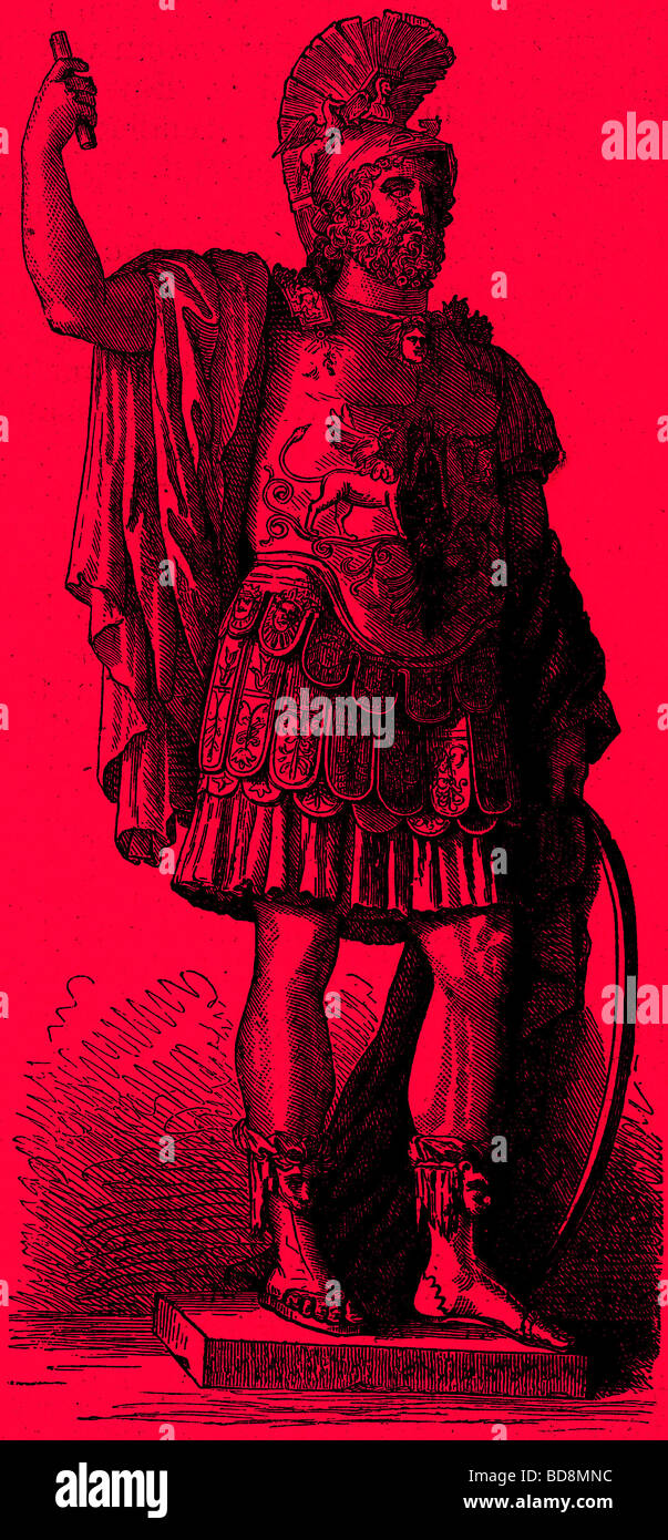 Pyrrhos Illustration aus der illustrierten Geschichte der Welt Ward ...