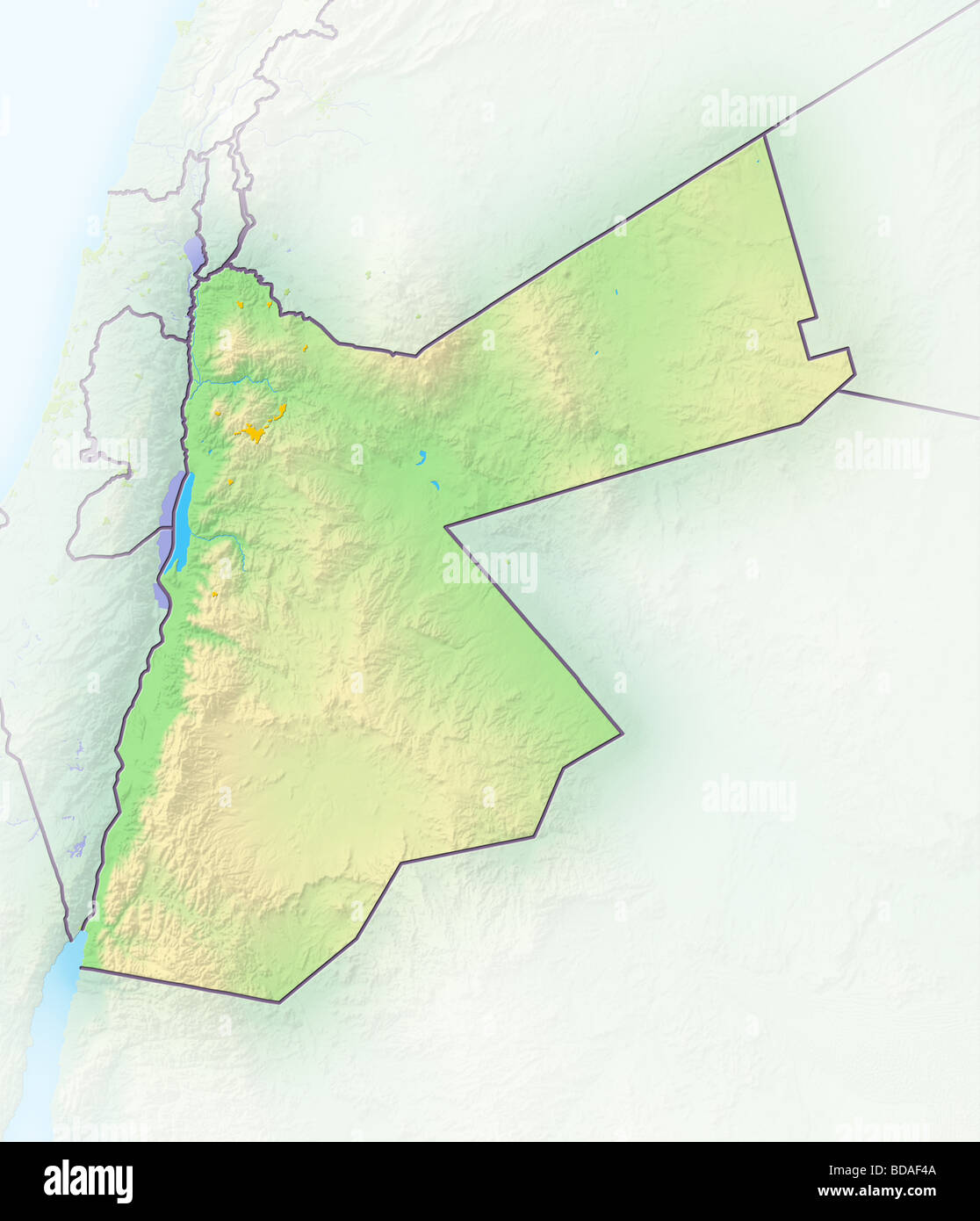 Jordanien karte -Fotos und -Bildmaterial in hoher Auflösung – Alamy