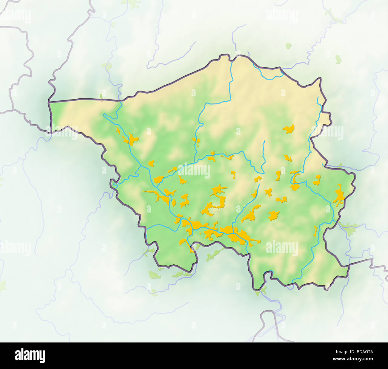 Mappa di saarland -Fotos und -Bildmaterial in hoher Auflösung – Alamy