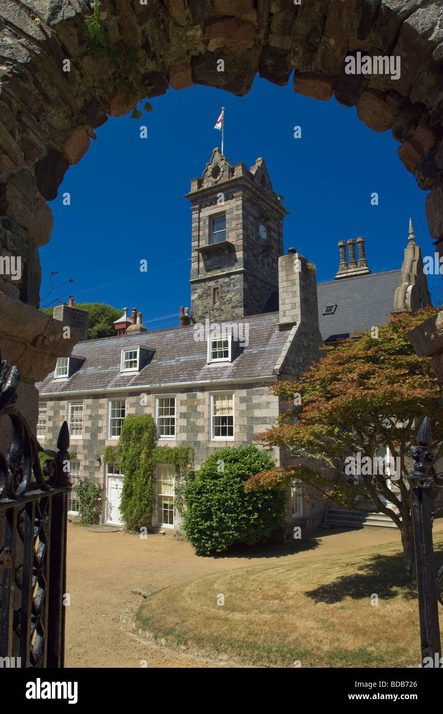 La Seigneurie, formale Sitz der Seigneur, Insel Sark, Kanalinseln ...