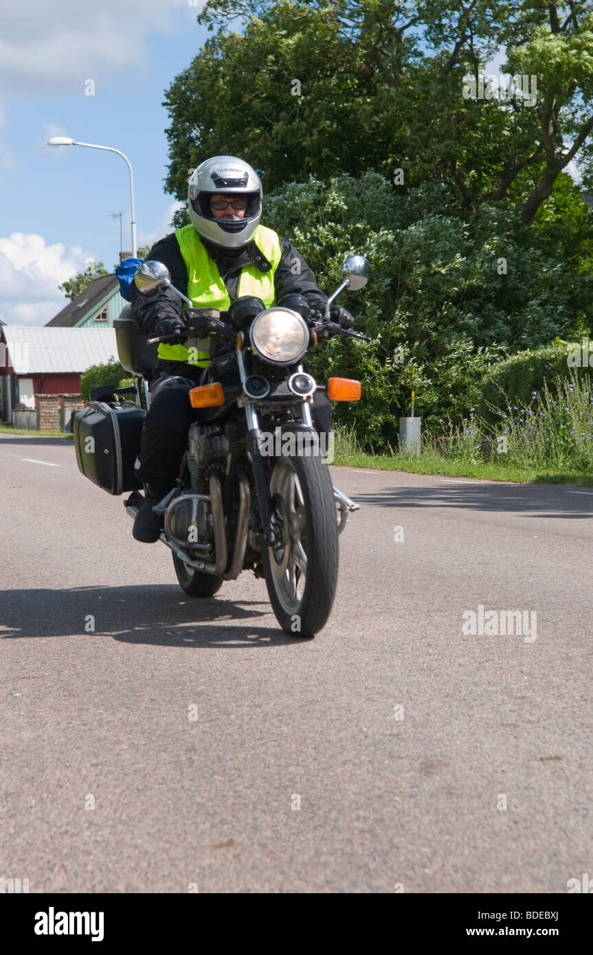 Motorrad frau Stockfotos und -bilder Kaufen - Alamy