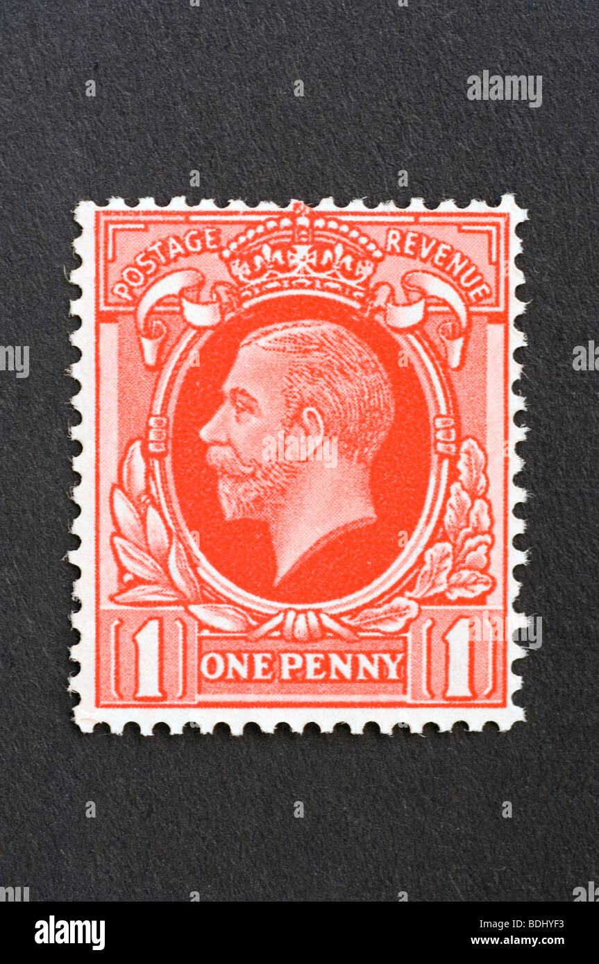 One penny stamp -Fotos und -Bildmaterial in hoher Auflösung – Alamy