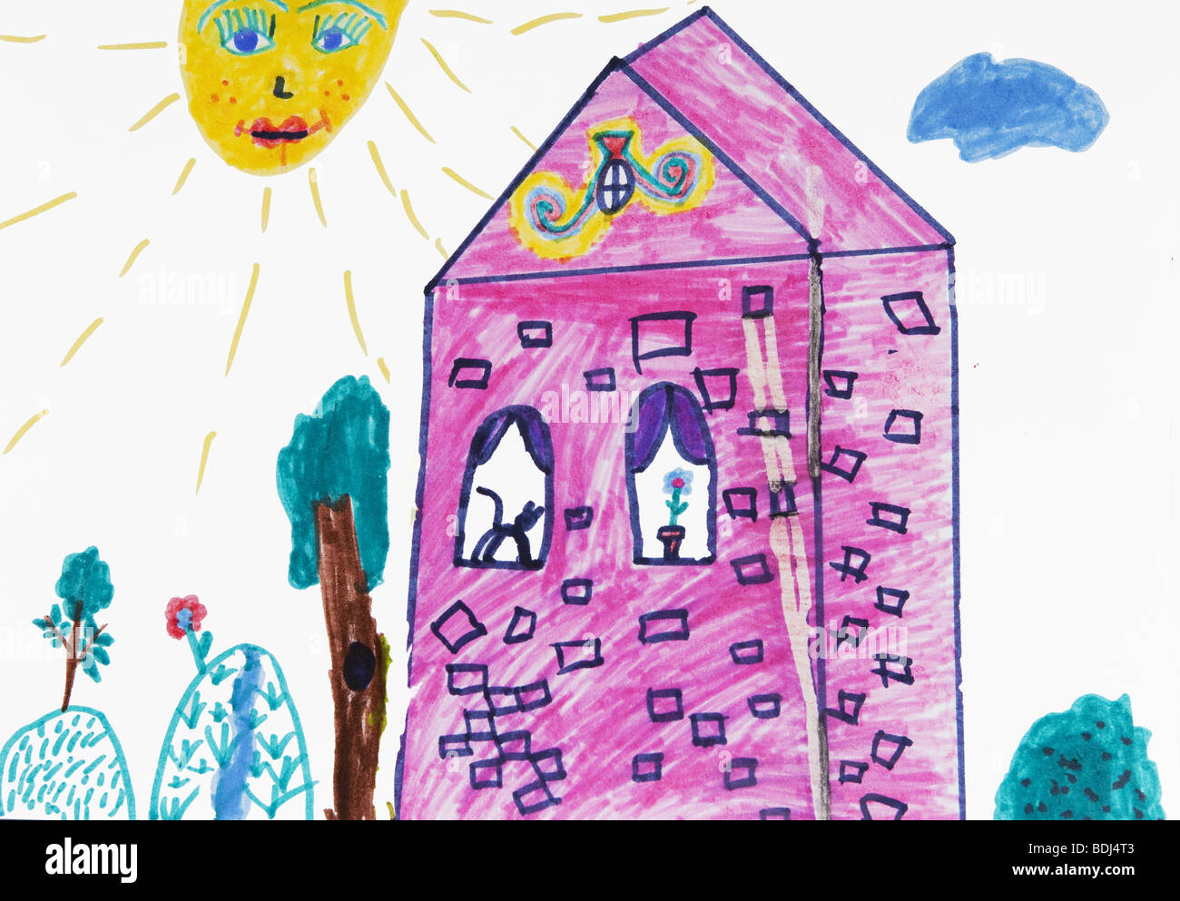 Kind im wald lernen illustration -Fotos und -Bildmaterial in hoher ...