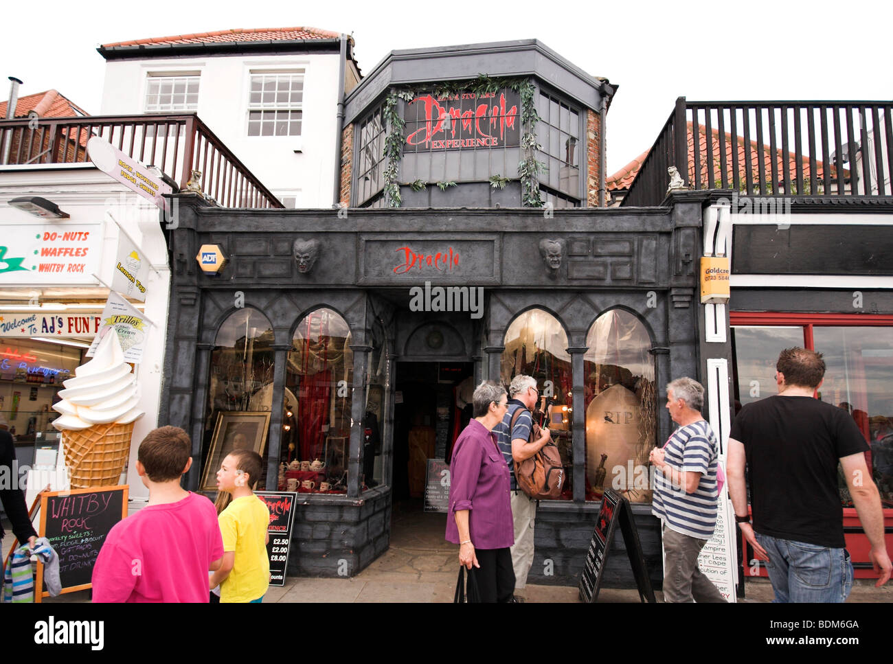 Dracula Museum, Whitby, North Yorkshire, England, UK Stockfotografie ...