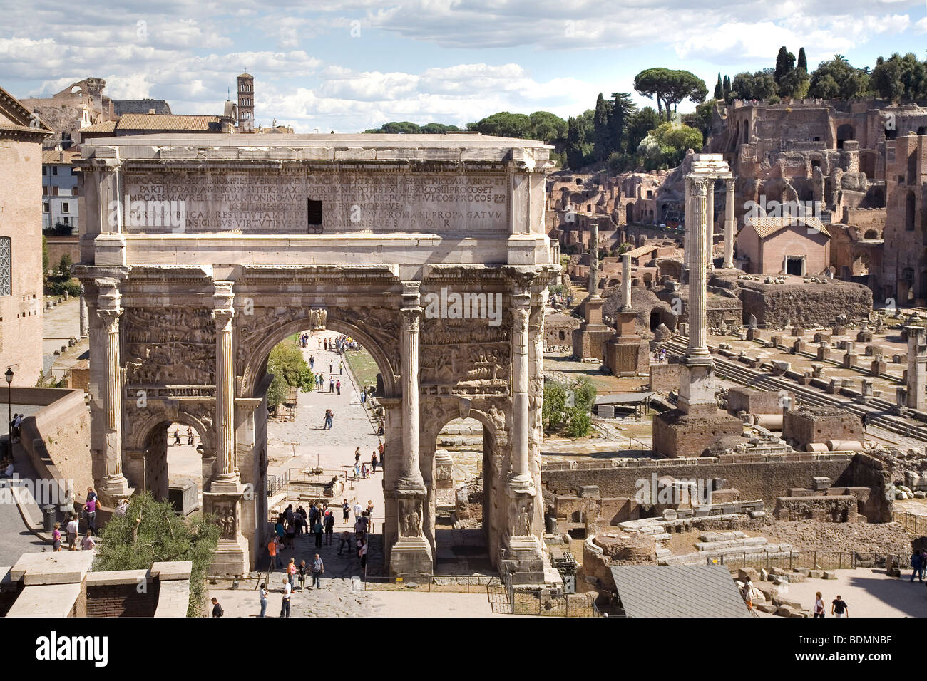 Rom, Forum Romanum, Triumphbogen des Septimius Severus Septimius ...