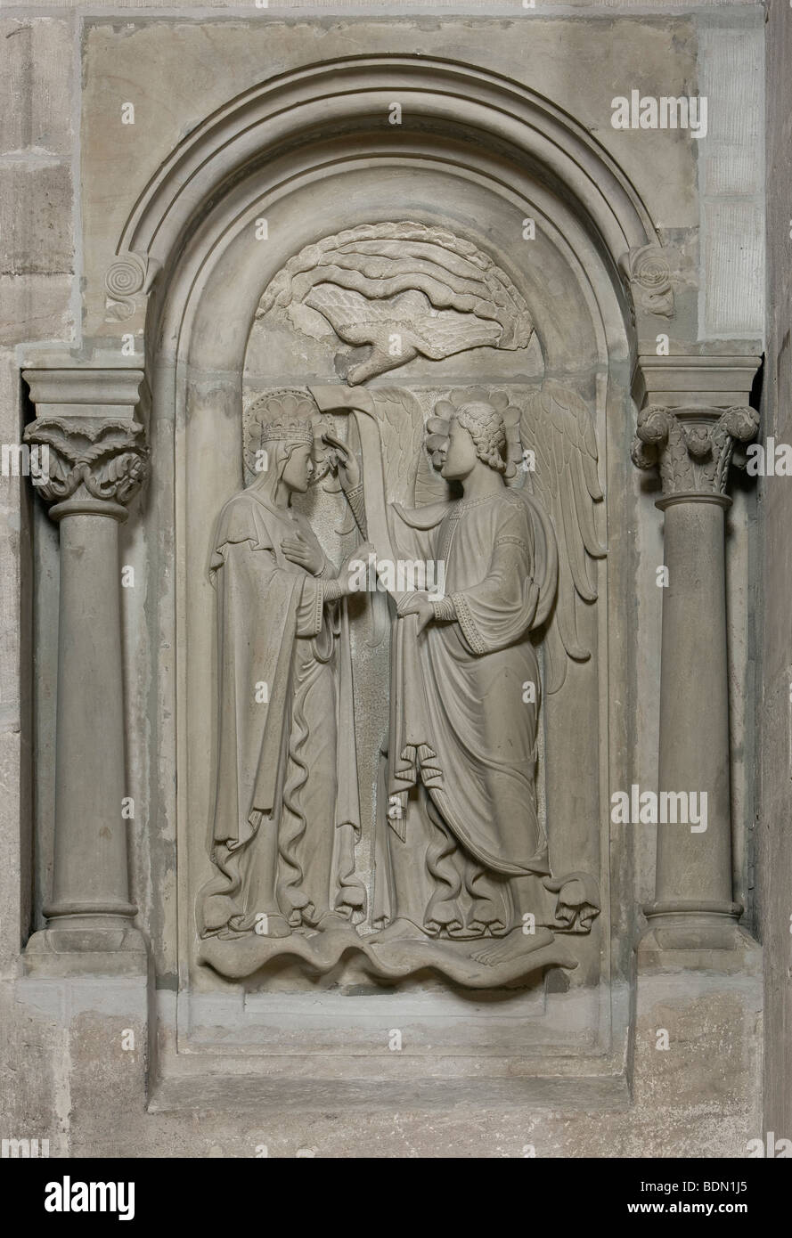 Bamberg, Dom, Relief, Nördliche Ostchorschranken Stockfotografie - Alamy