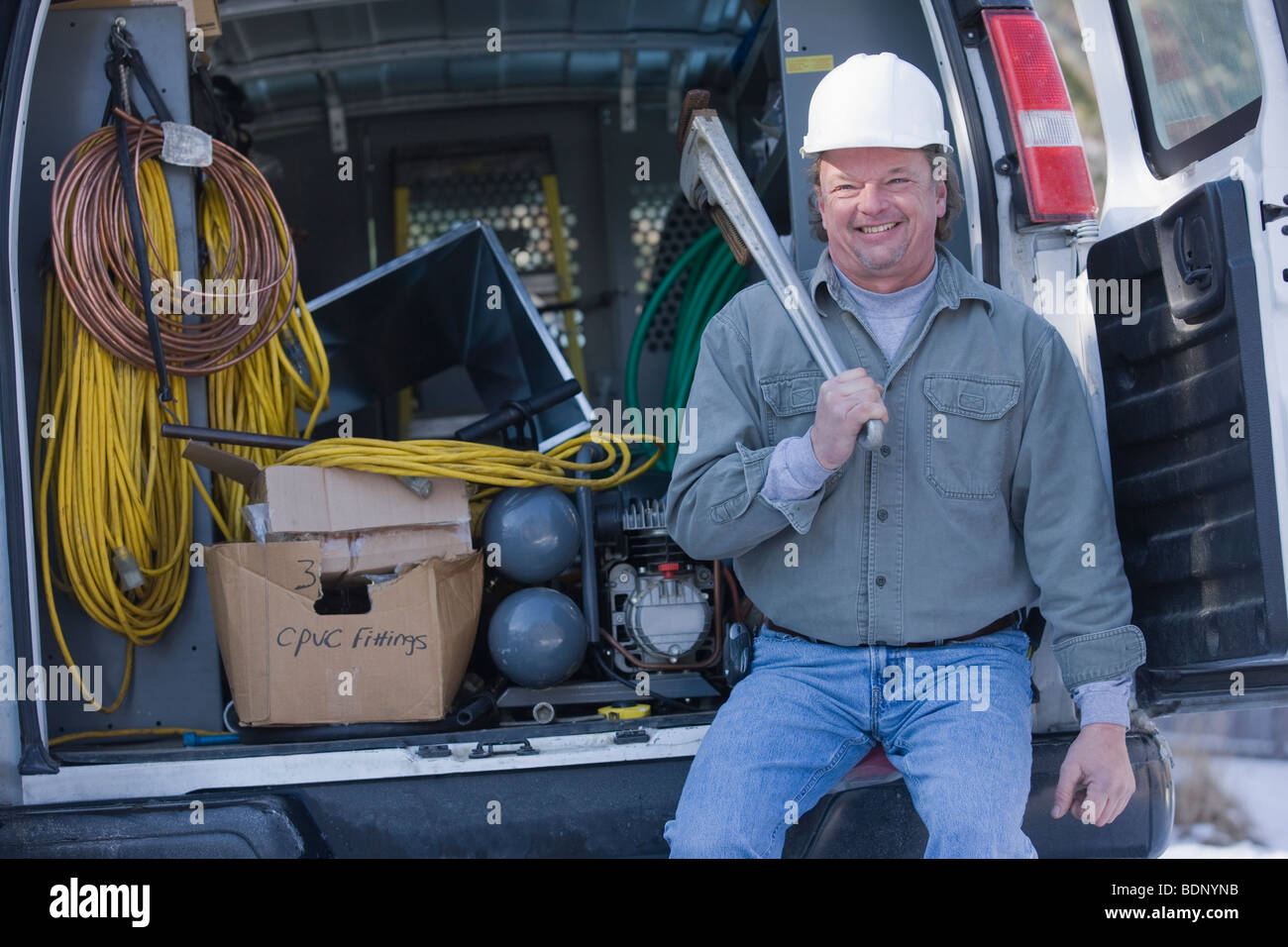 Klempner lkw -Fotos und -Bildmaterial in hoher Auflösung – Alamy