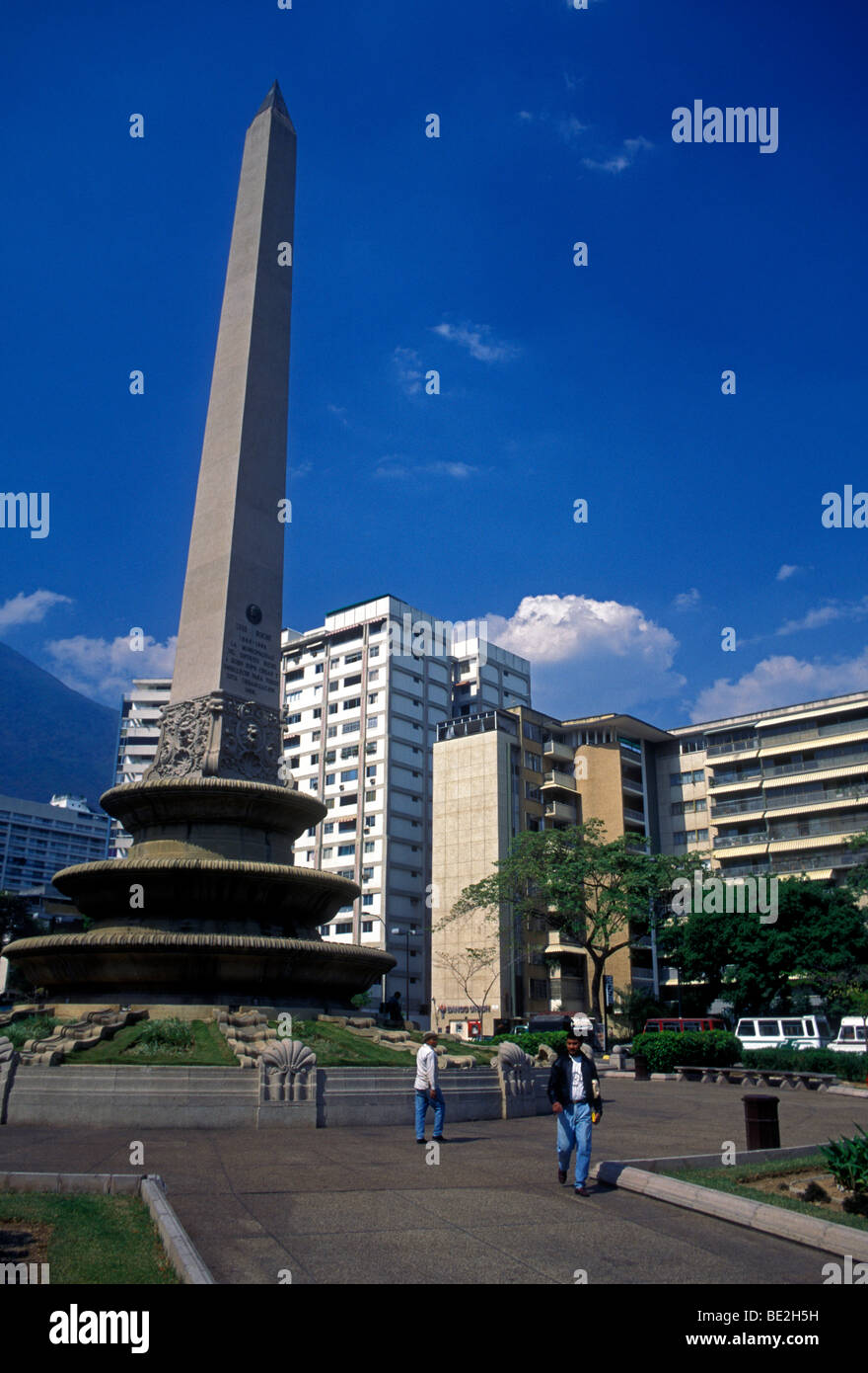Obelisk, Plaza Altamira, Stadt der Hauptstadt Caracas, Caracas ...