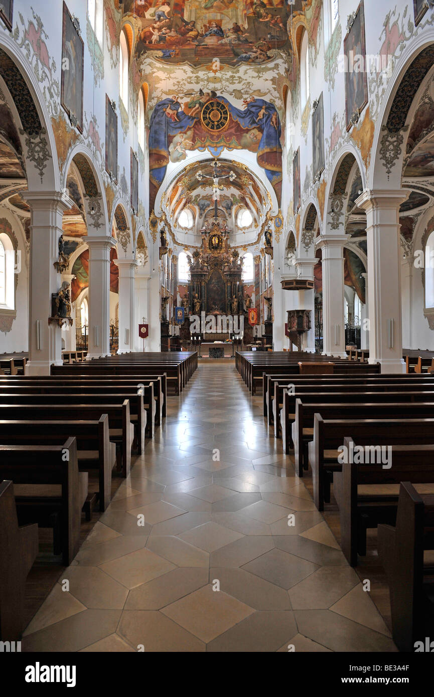 Gotik, Barock-Stil, Stadtpfarrkirche, monumentale Gemälde von Johannes ...