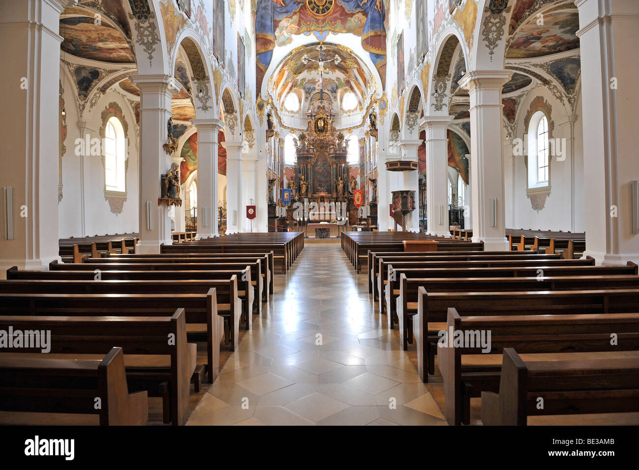 Gotik, Barock-Stil, Stadtpfarrkirche, Simultaneum, St. Martin, Biberach ...
