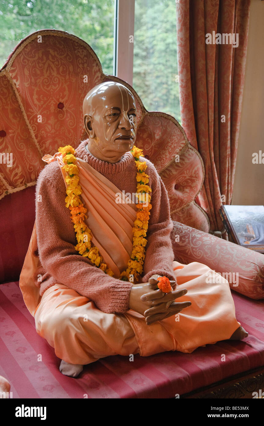 Statue von Seine Göttliche Gnade A.C. Bhaktivedanta Swami Prabhupada, Gründer der ISKCON ...