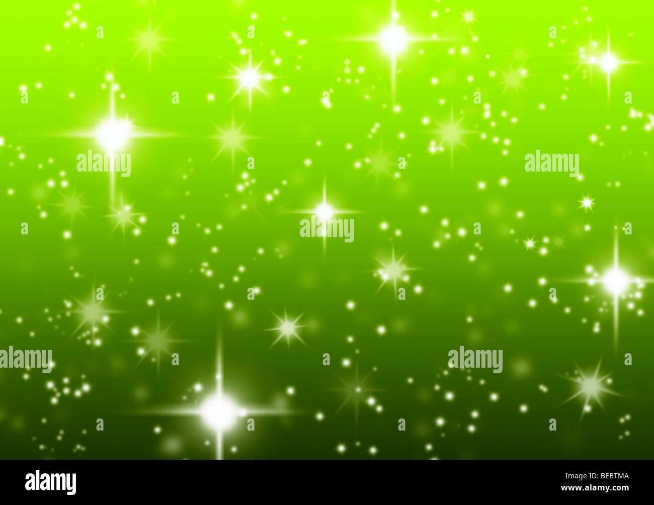 Grüne Weihnachten Urlaub abstrakte Sternenhimmel in Photoshop erstellt ...