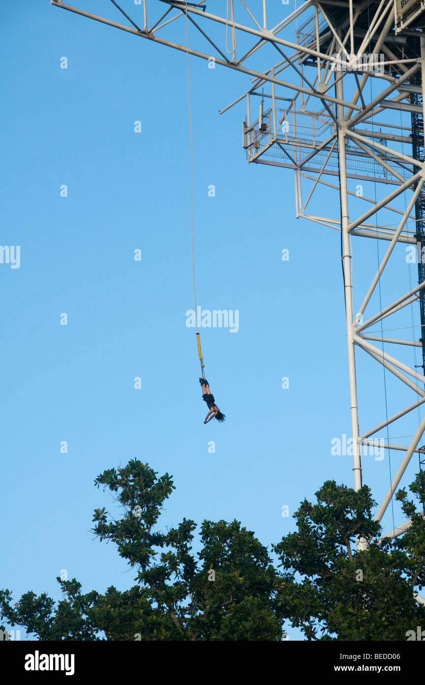 Bungy jumping tower -Fotos und -Bildmaterial in hoher Auflösung – Alamy