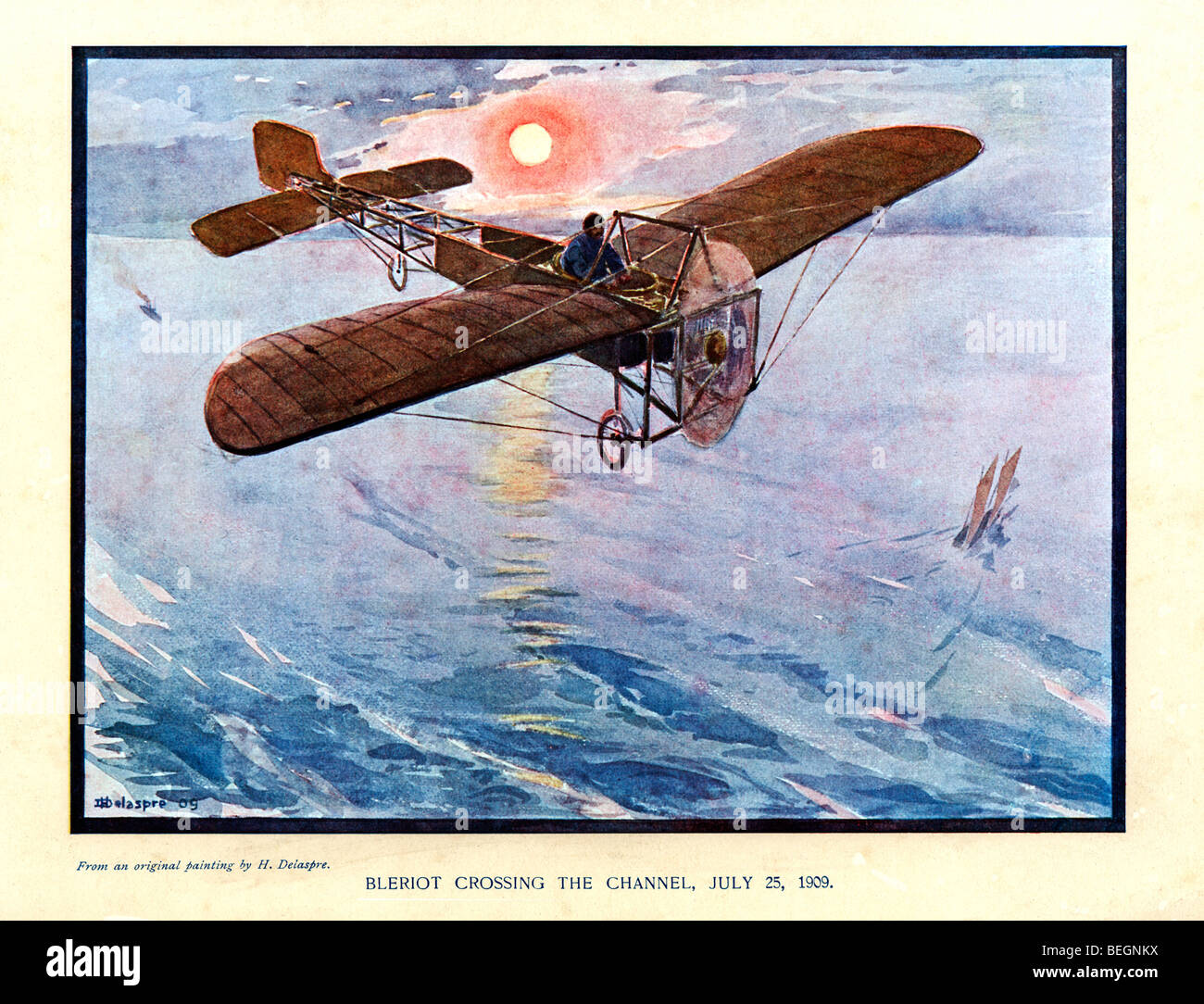 Louis Bleriot 1909 Stockfotos und -bilder Kaufen - Alamy