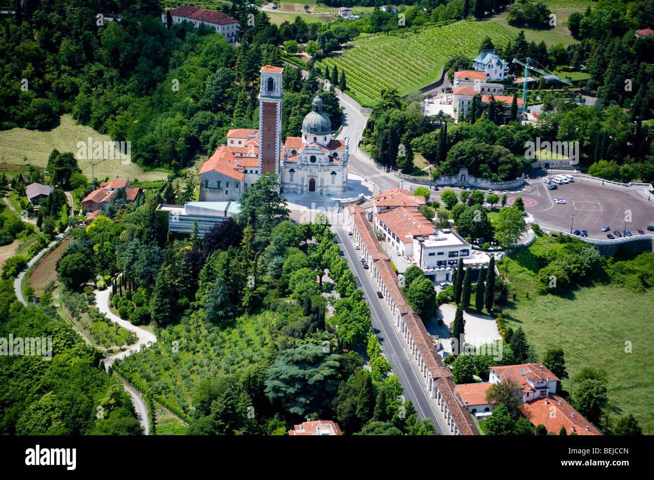 Santuario di Monte Berico, Vicenza, Venetien, Italien Stockfotografie ...