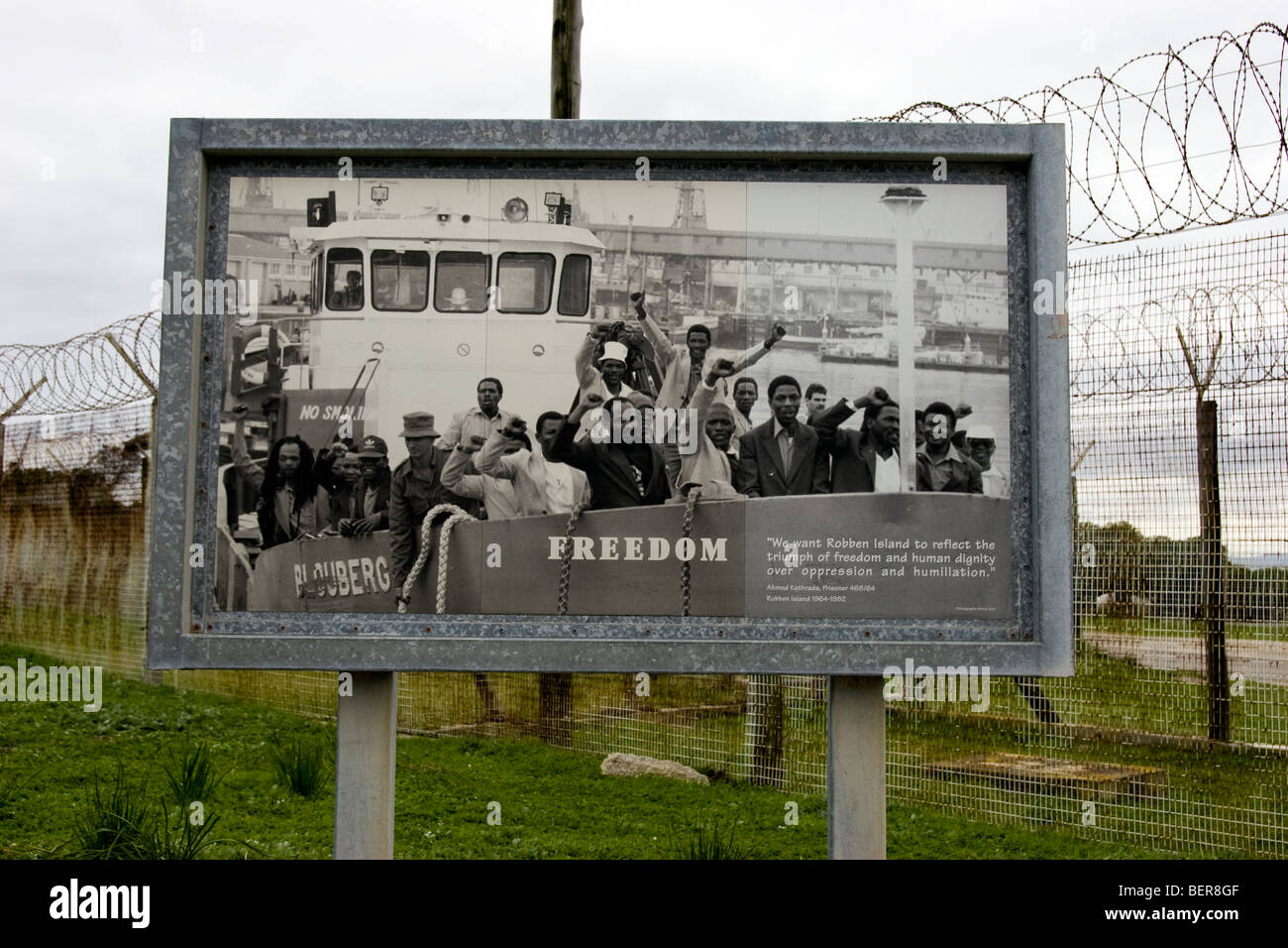 Robben island south africa prison sign -Fotos und -Bildmaterial in ...