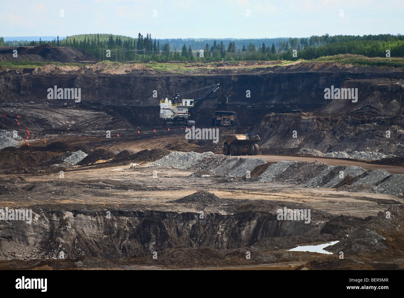 Aktive Ölsand-Abbau, Alberta, Kanada Stockfotografie - Alamy