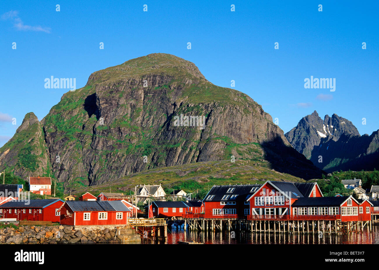 Fischerdorf Å in der Gemeinde Moskenes auf Nordland Grafschaft, Lofoten ...