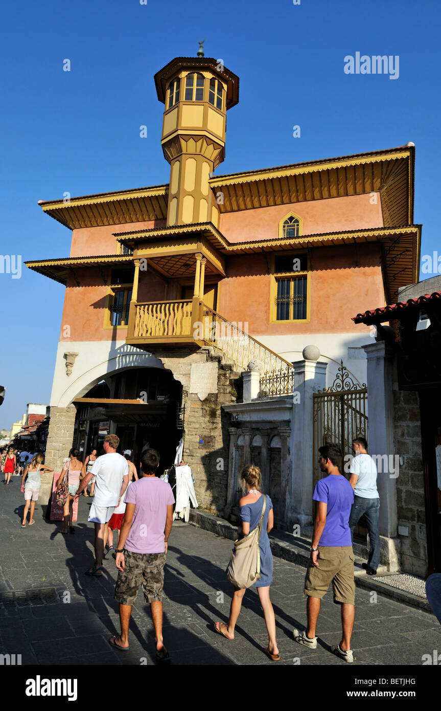 Altstadt von Rhodos, Mehmet Aga-Moschee Stockfotografie - Alamy