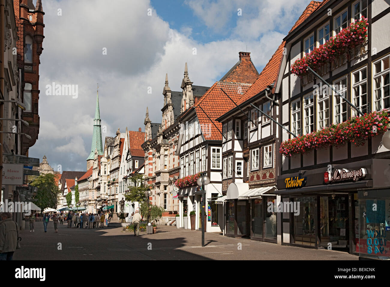 Straßenszene Hameln Deutschland Stockfoto, Bild: 26396319 - Alamy