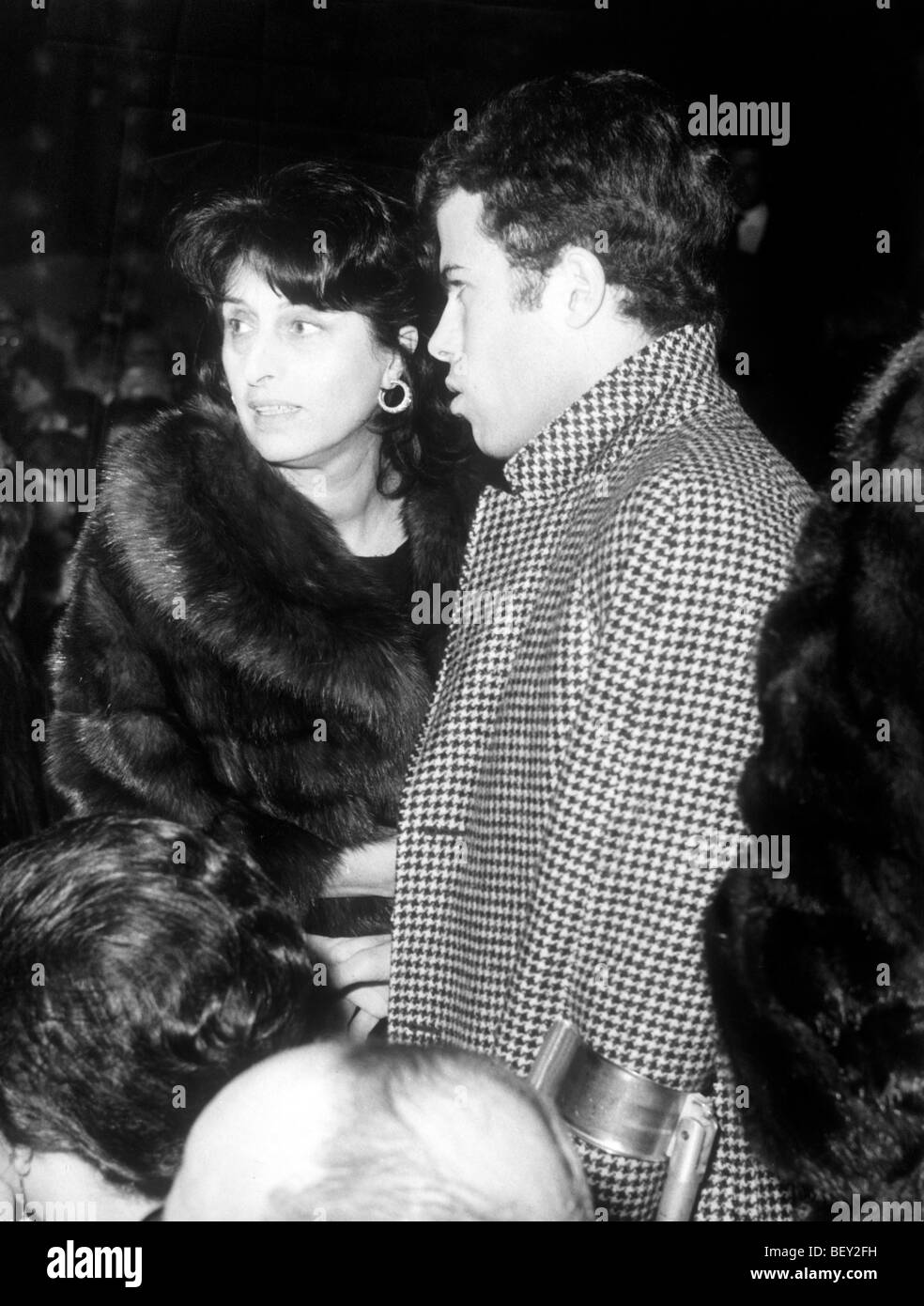 Anna Magnani und Sohn Luca, Rom 1962 Stockfotografie - Alamy
