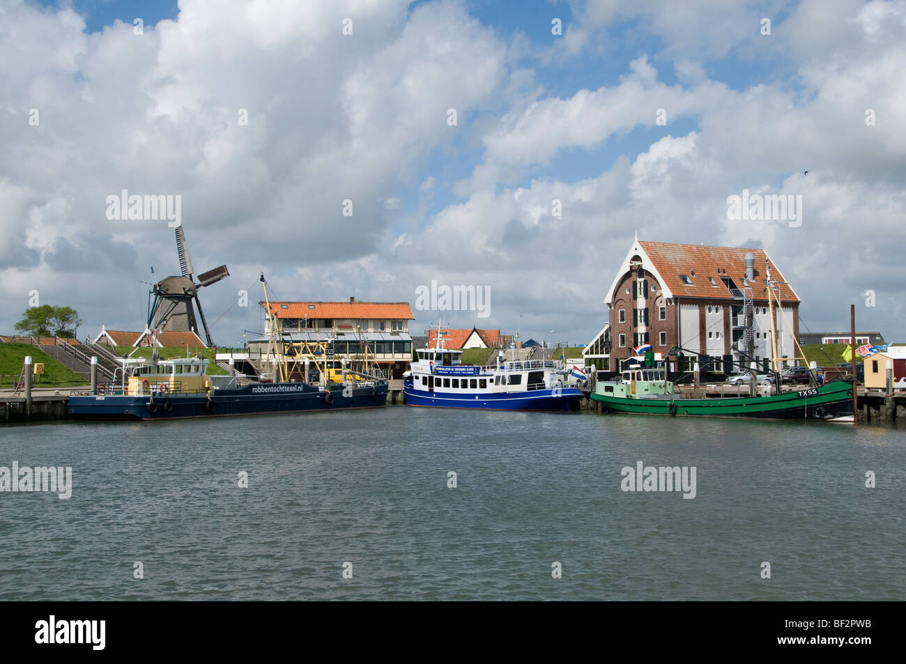 Niederlande Texel Oudeschild Port Hafen Boot Schiff Wattenmeer ...