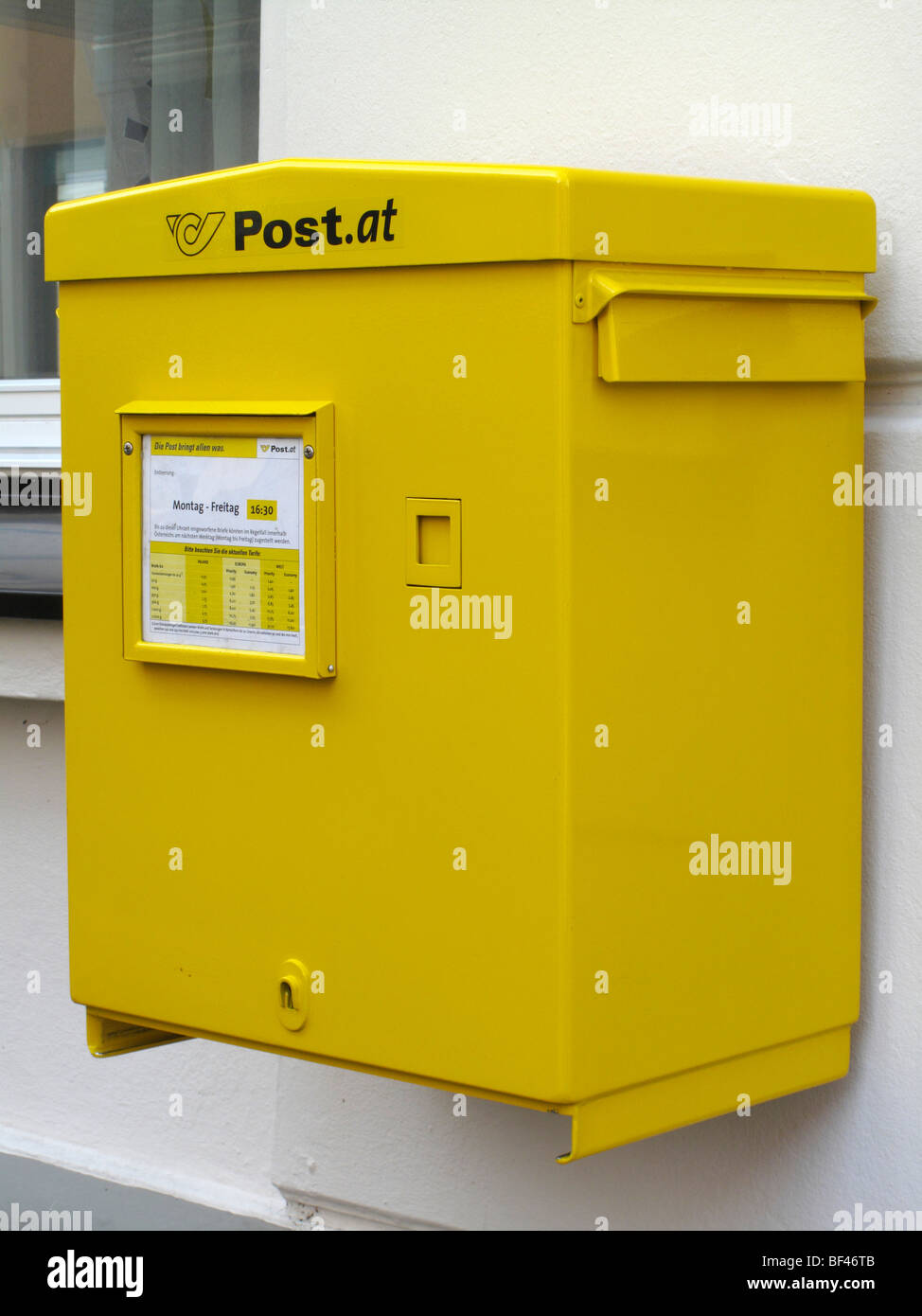 Ein Briefkasten oder Postfach in Österreich Stockfotografie - Alamy