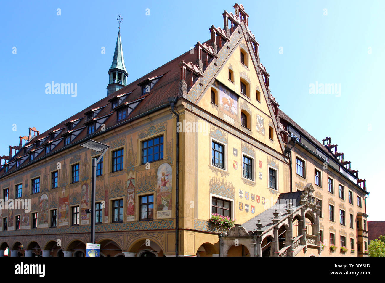Deutschland Ulmer Rathaus, Deutschland Ulmer Rathaus Stockfotografie ...