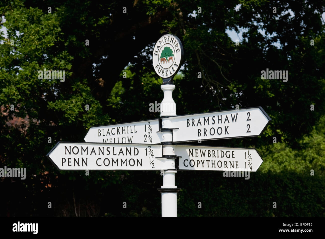 New Forest Sign Stockfotos & New Forest Sign Bilder - Alamy