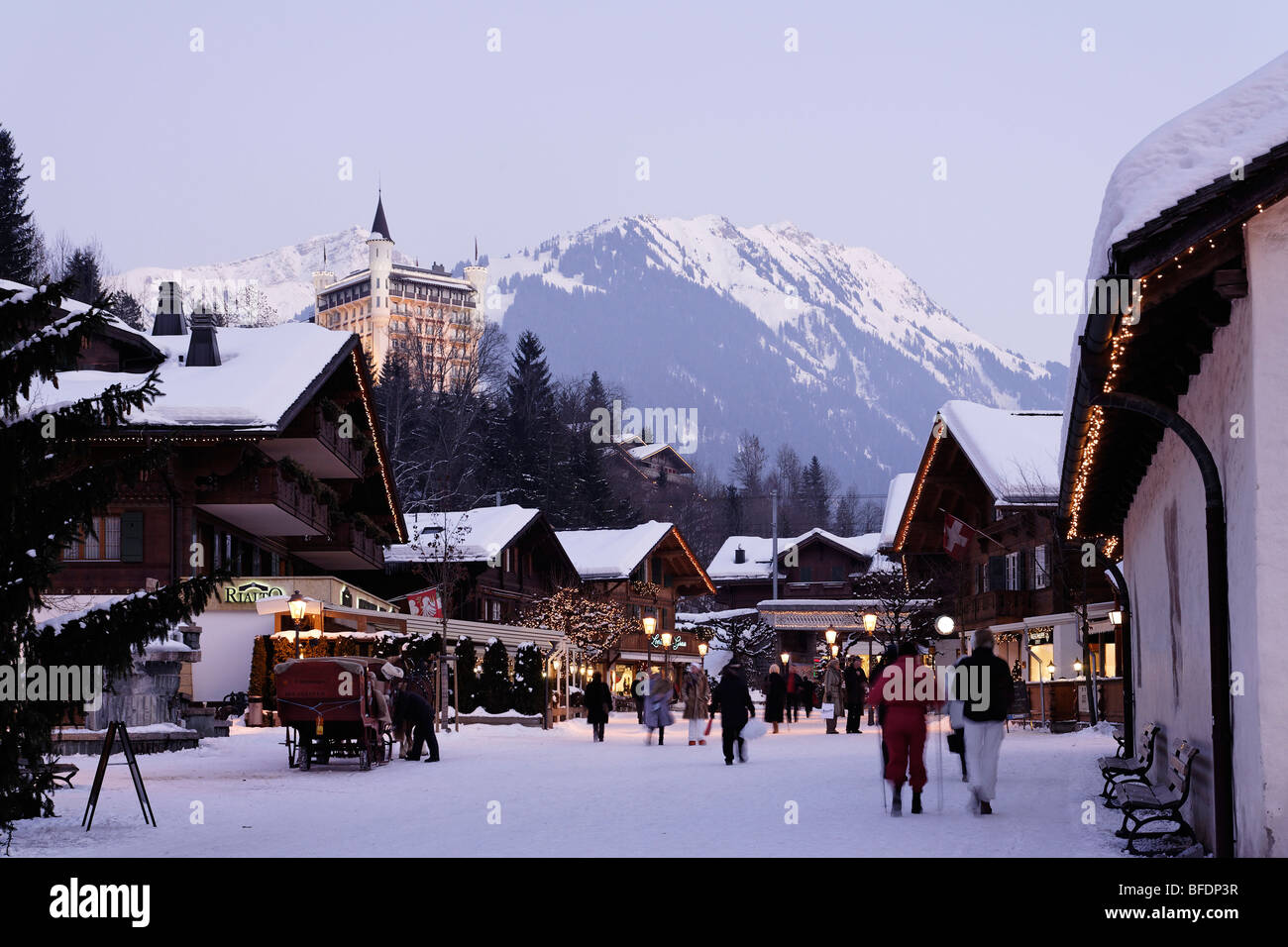 Gstaad palace winter -Fotos und -Bildmaterial in hoher Auflösung – Alamy