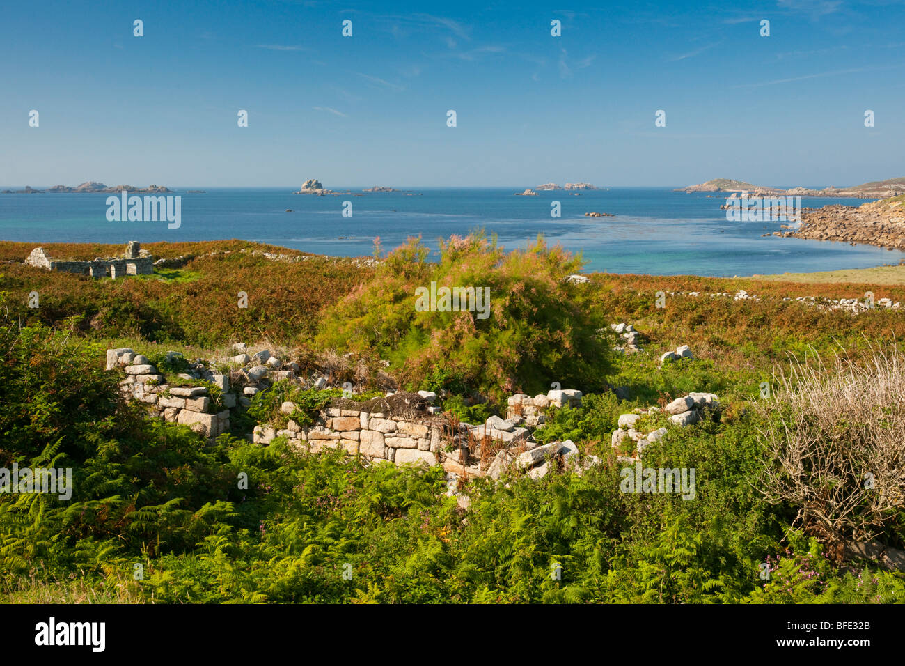 Verlassenen Hütte auf Samson, Scilly-Inseln Stockfotografie - Alamy