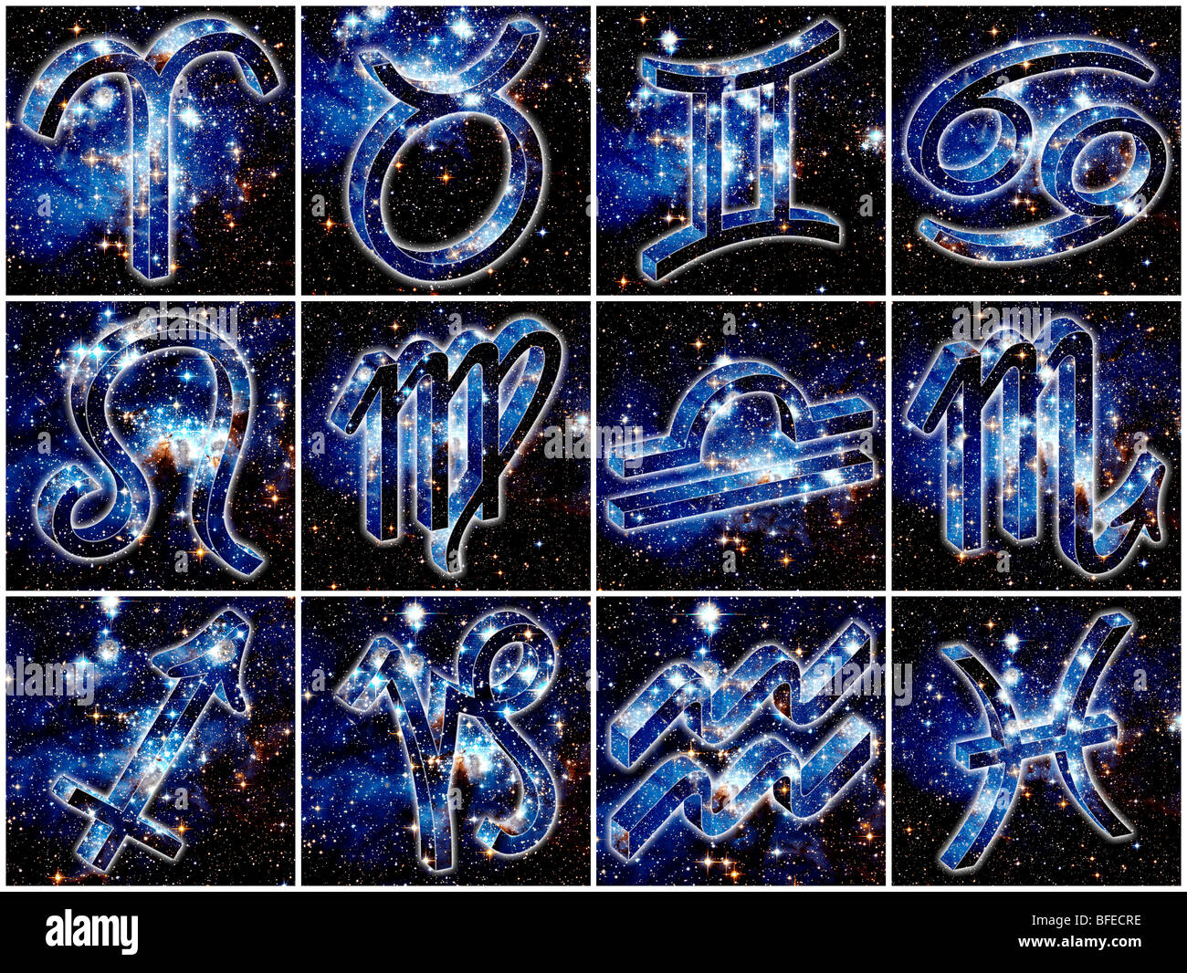 Illustration horoskop Stockfotos und -bilder Kaufen - Alamy