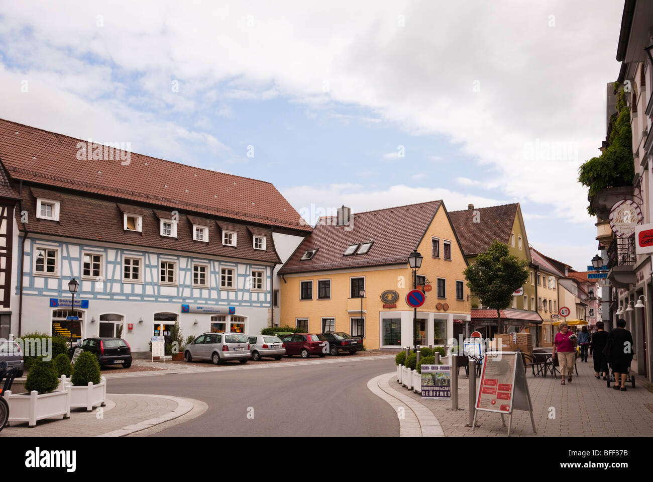 Marktplatz, Stockach, Baden Wurttenburg, Deutschland, Europa ...