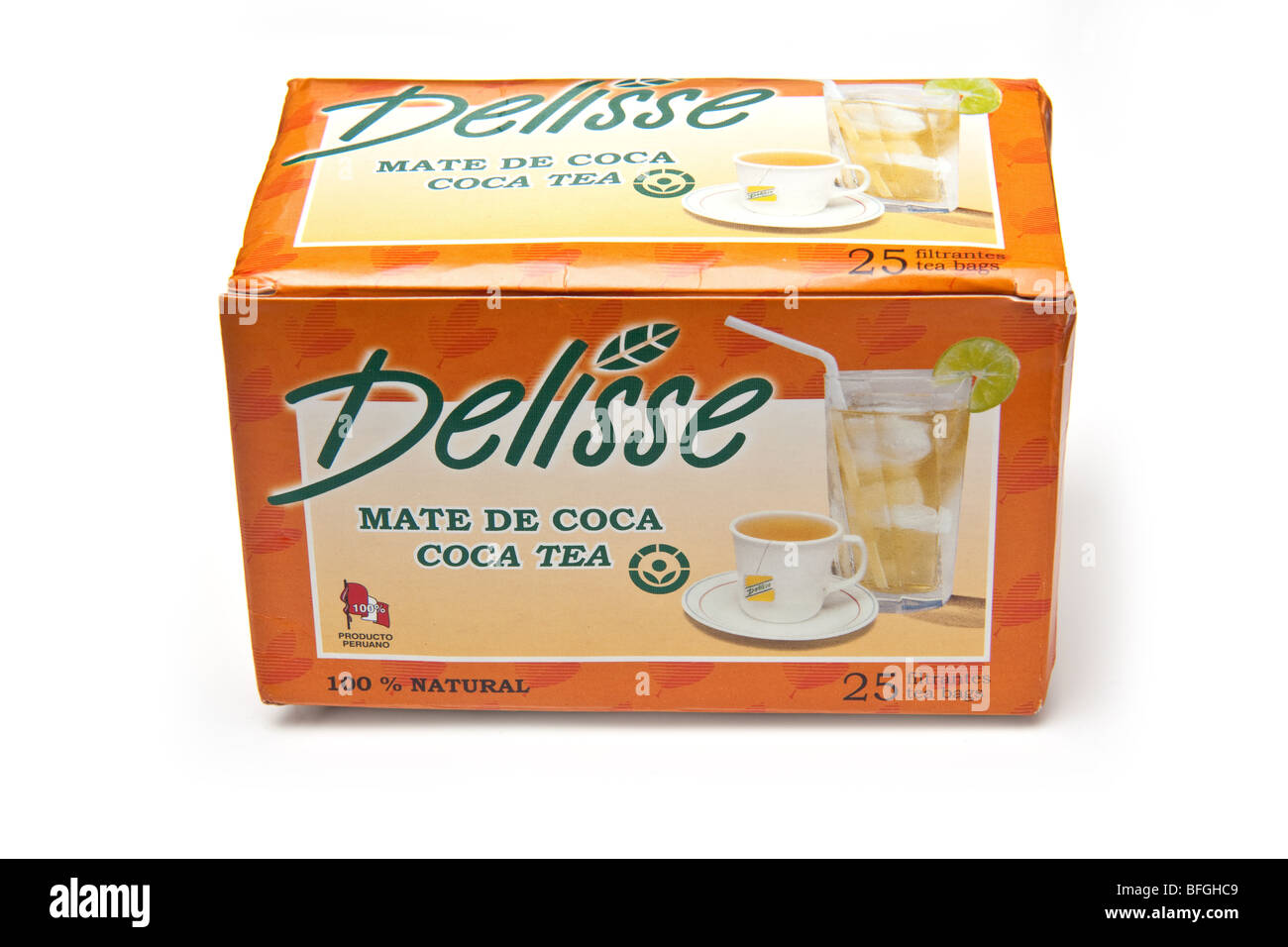 Delisse Mate De Coca Tee, ein traditionelles peruanische pflanzliches ...