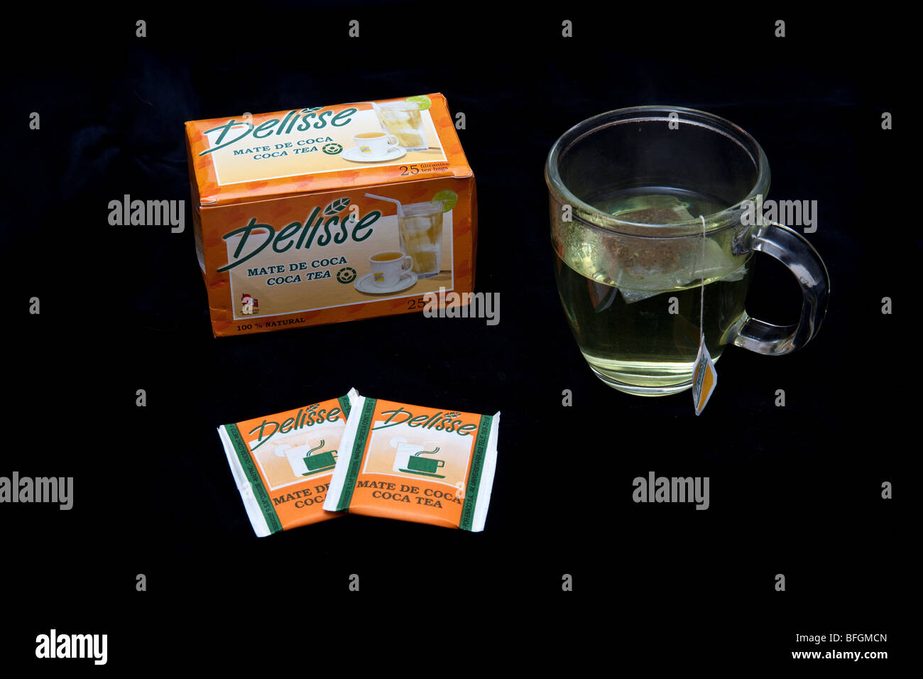 Delisse Mate De Coca Tee, ein traditionelles peruanische pflanzliches ...