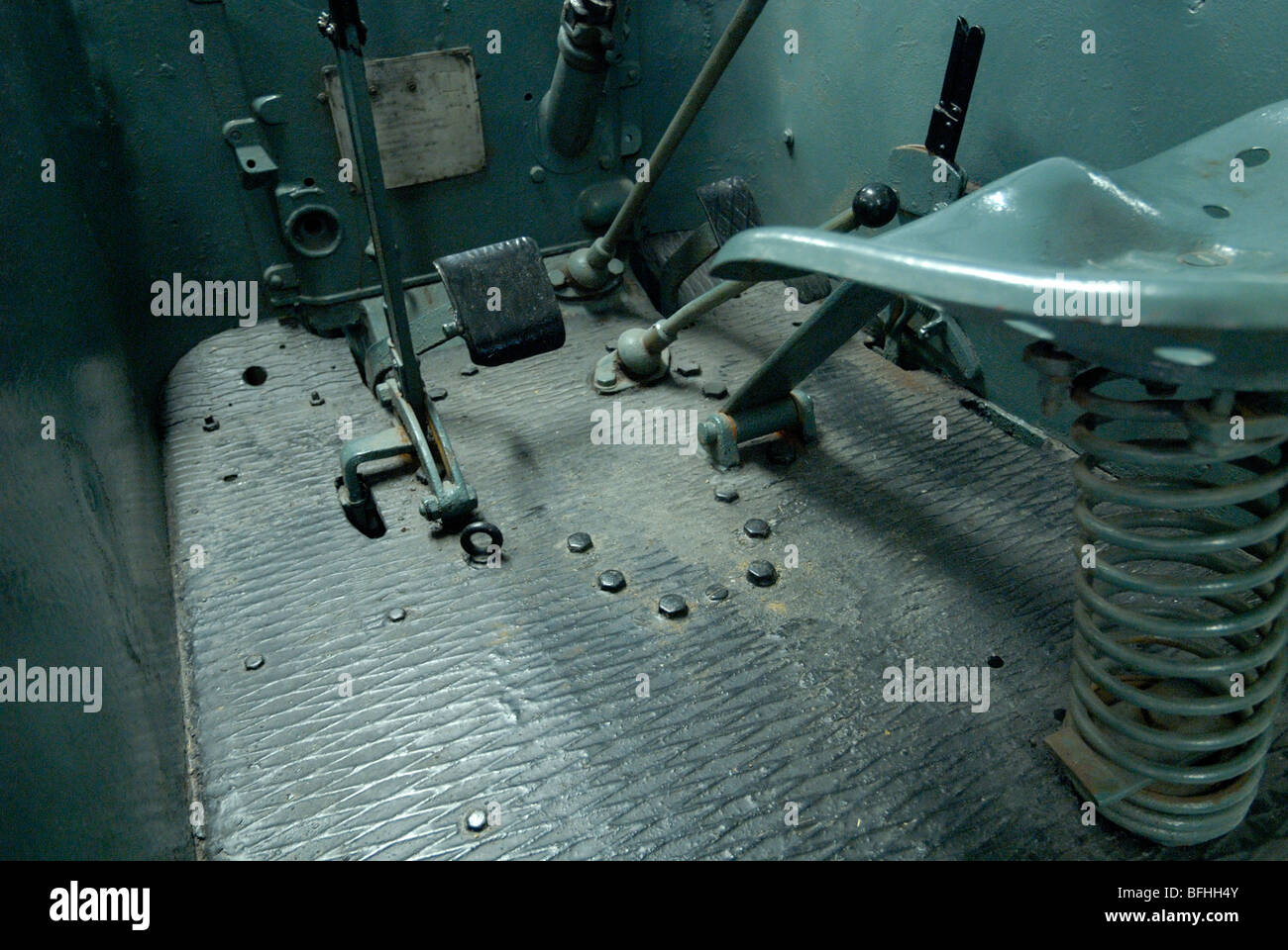 Oldtimer-Traktor Motor hautnah Stockfotografie - Alamy