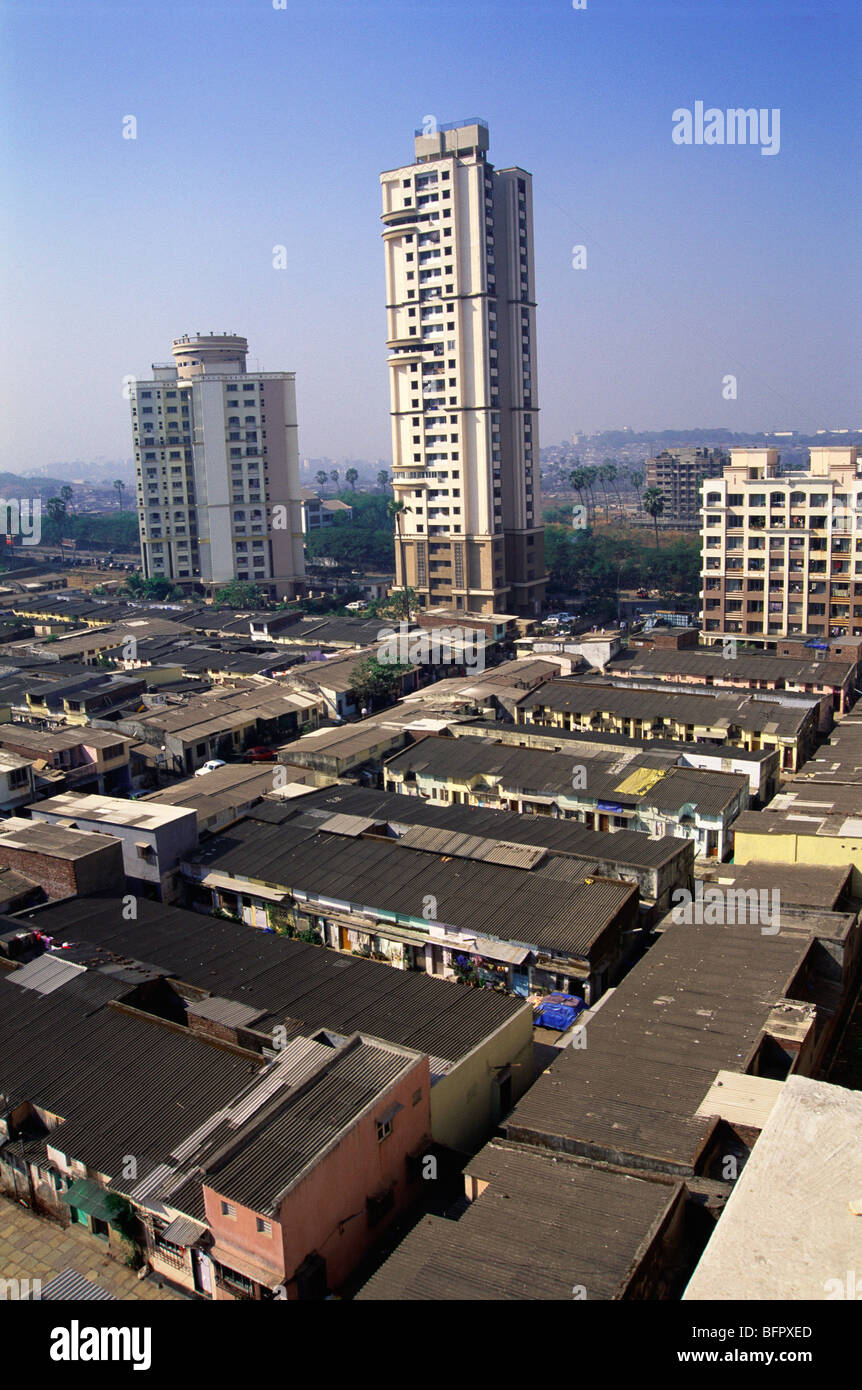 High rise buildings slums mumbai -Fotos und -Bildmaterial in hoher ...