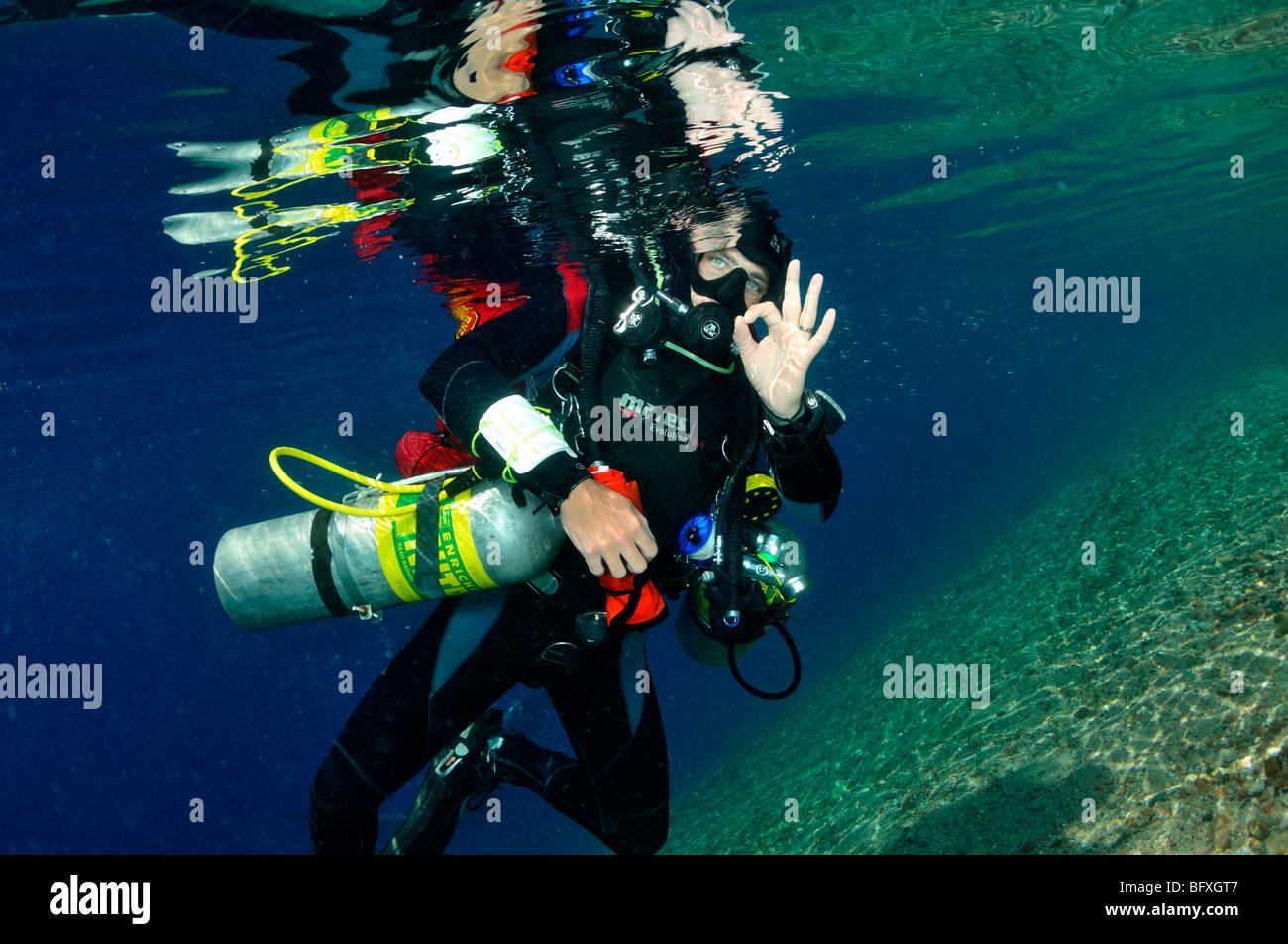 Taucher ok -Fotos und -Bildmaterial in hoher Auflösung – Alamy