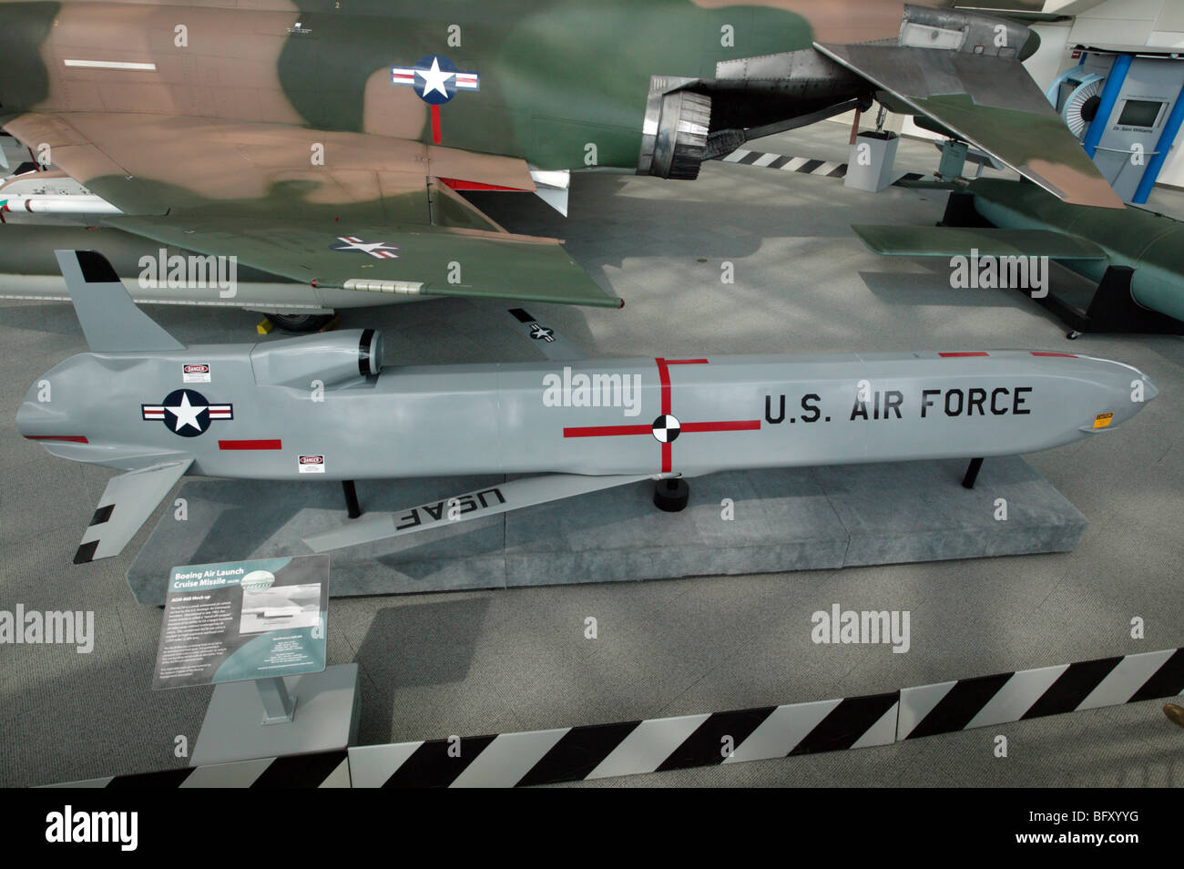 Boeing Air-Launch Cruise Missle AGM-86 b auf statische Display in der ...
