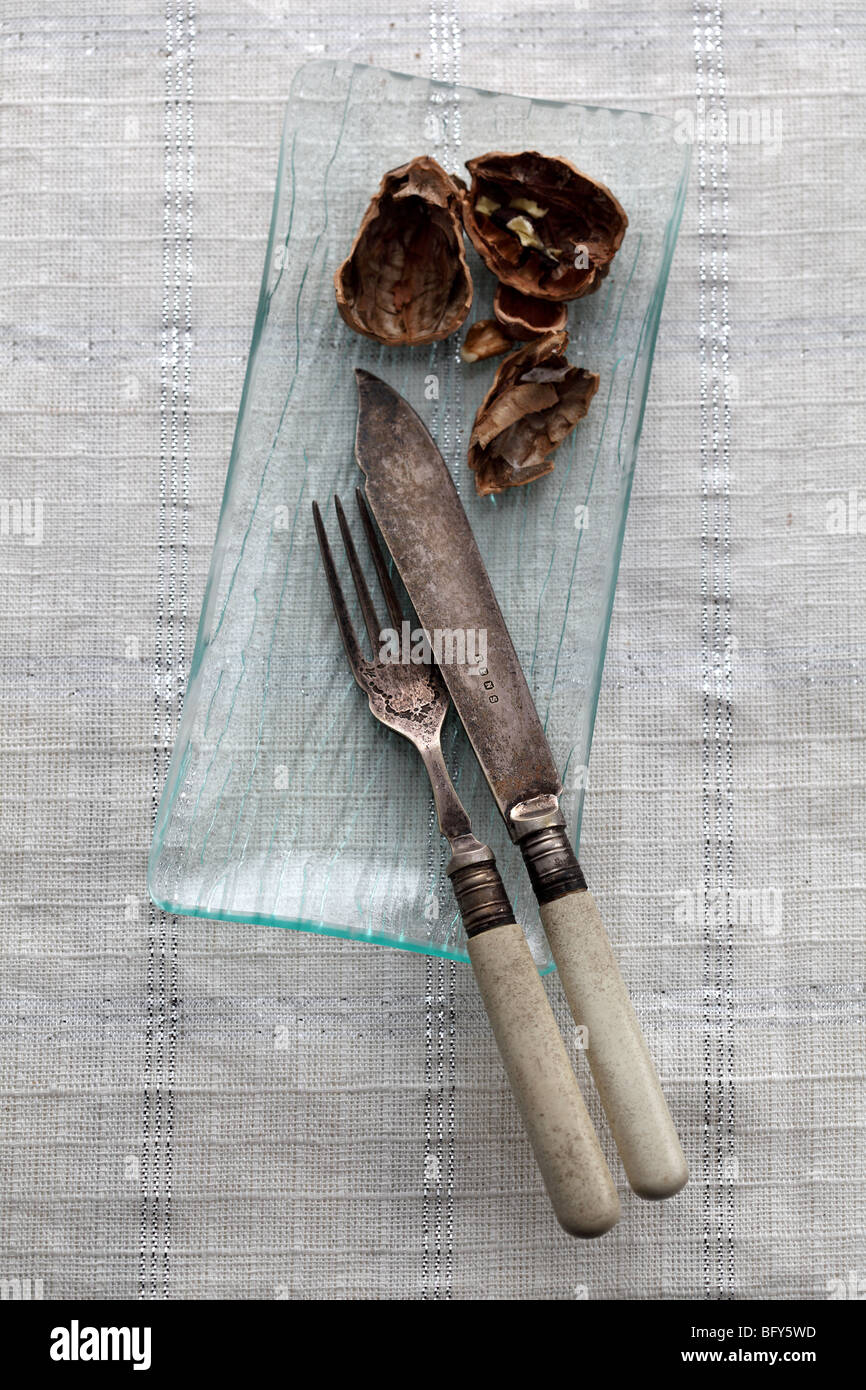 Schmutziges messer und gabel -Fotos und -Bildmaterial in hoher ...