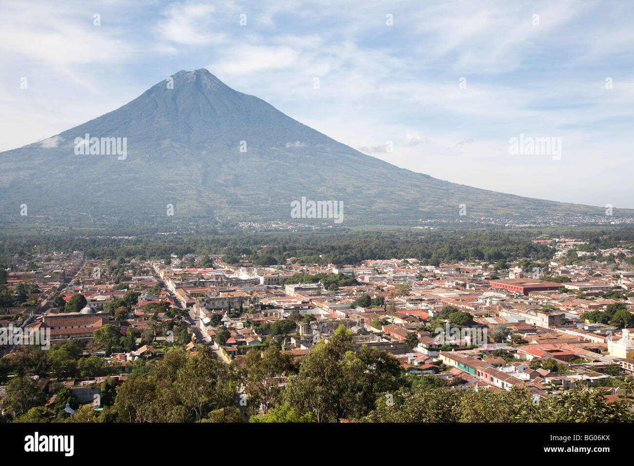 Volcan De Agua Antigua A View Of Volcan De Agua And Antigua From Our