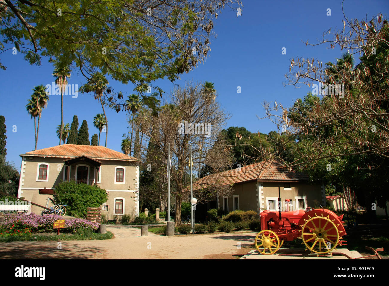 Israel, See Genezareth. Kibbuz Degania Alef Stockfotografie - Alamy