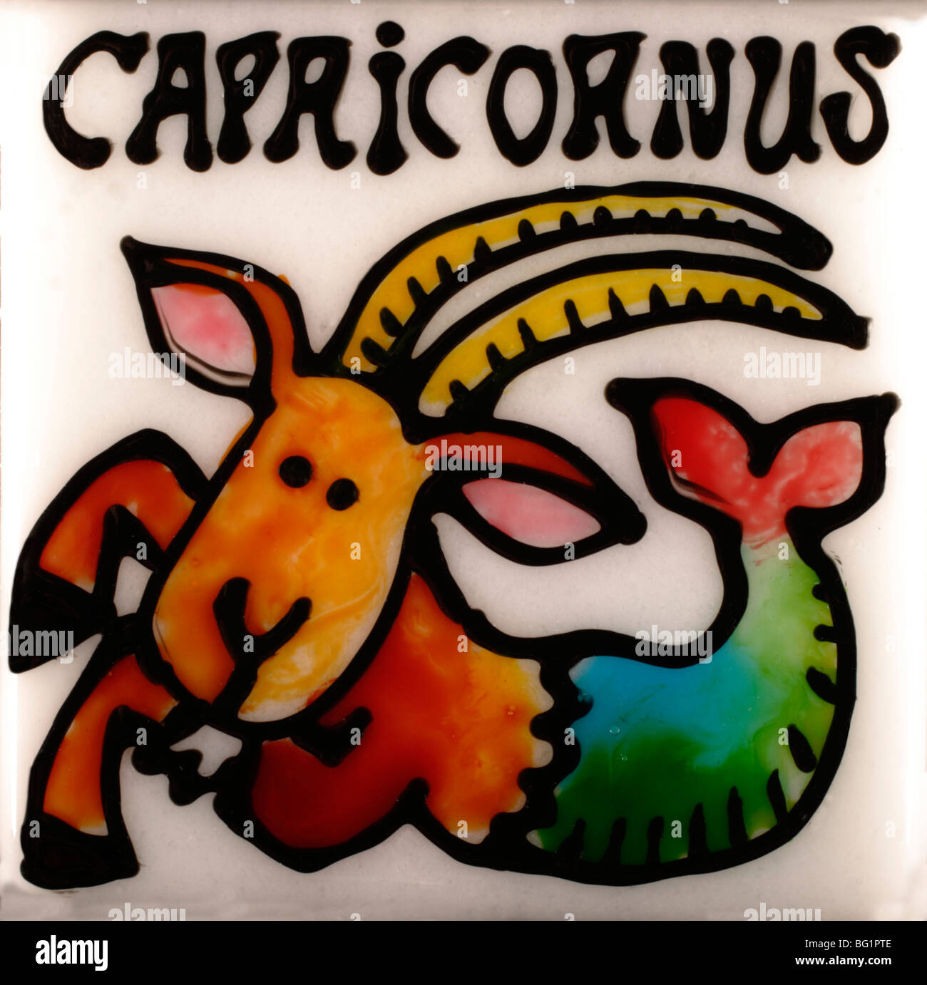 Horoskop, Sternzeichen Steinbock (22.12.-20.01 Stockfotografie - Alamy