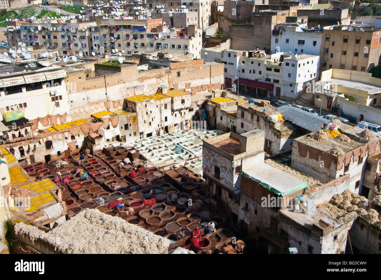 Fes el bali ledergerberei -Fotos und -Bildmaterial in hoher Auflösung ...