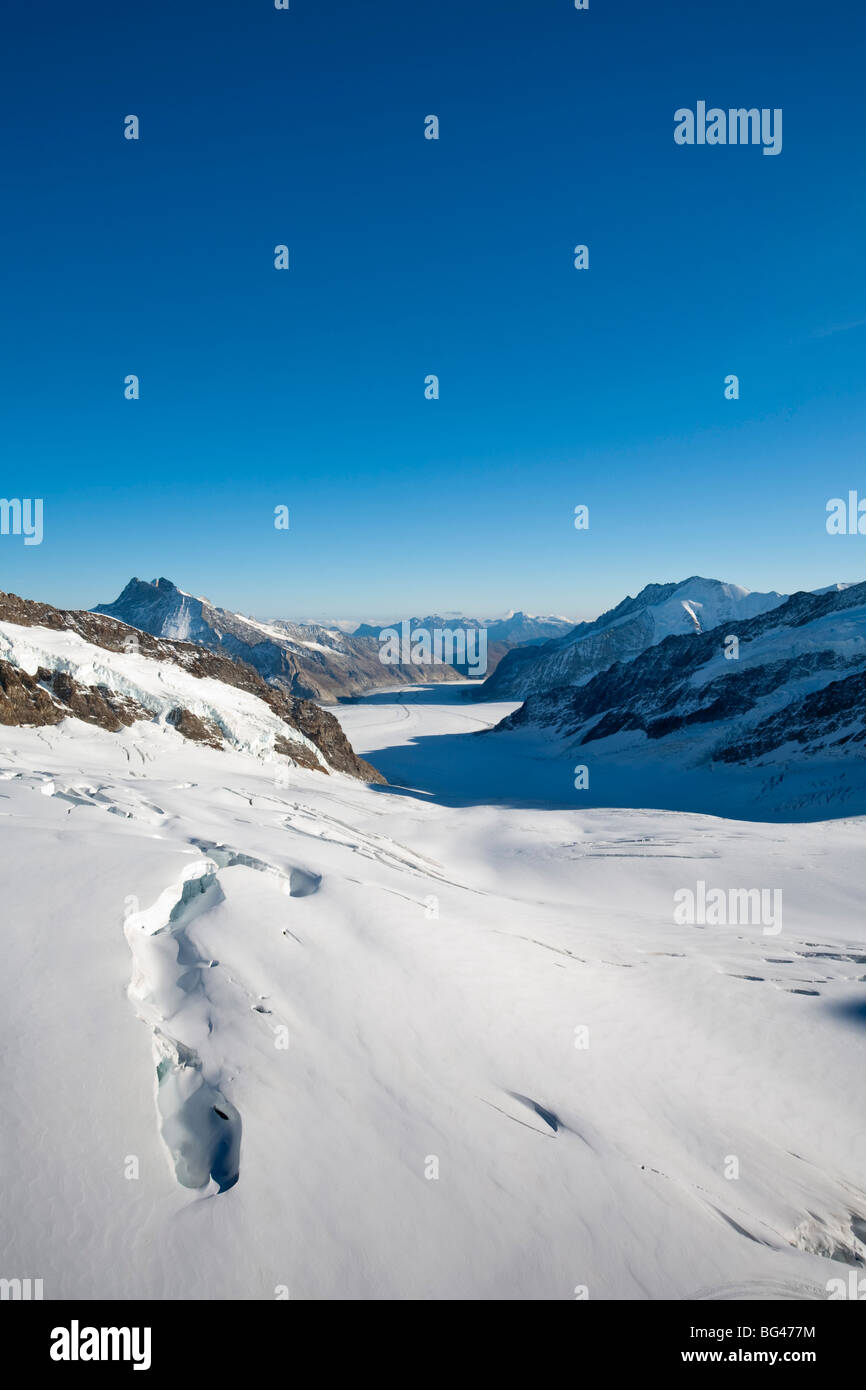 Aletschgletscher, Jungfraujoch, Top of Europe, Grindelwald, Berner ...