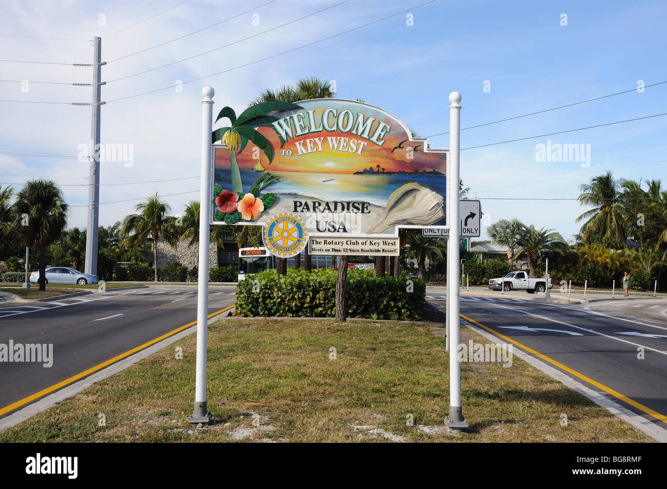 Welcome key west sign florida -Fotos und -Bildmaterial in hoher ...