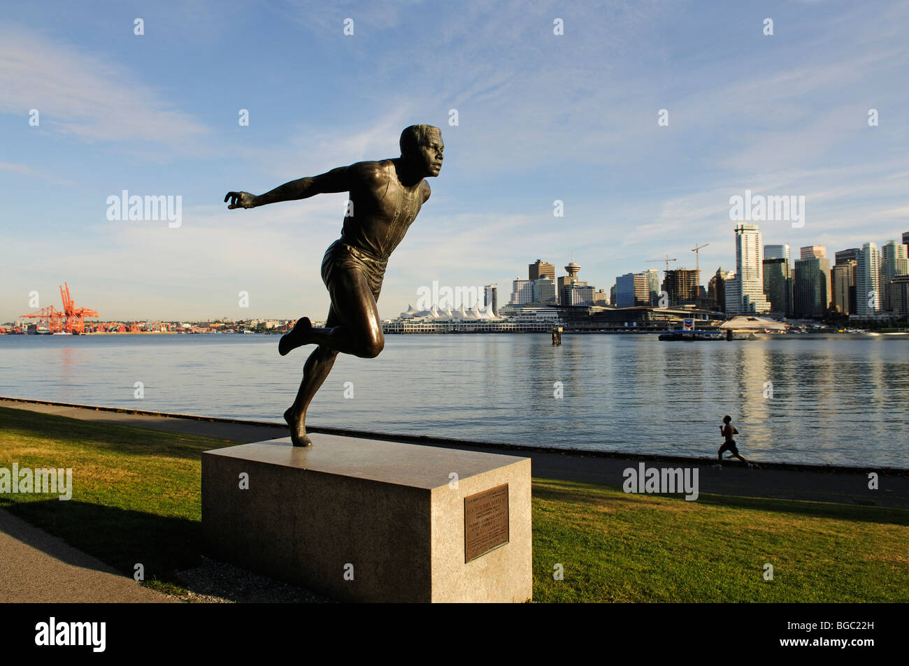 Harry Winston Jerome Statue, Stanley Park, Vancouver, Britisch ...