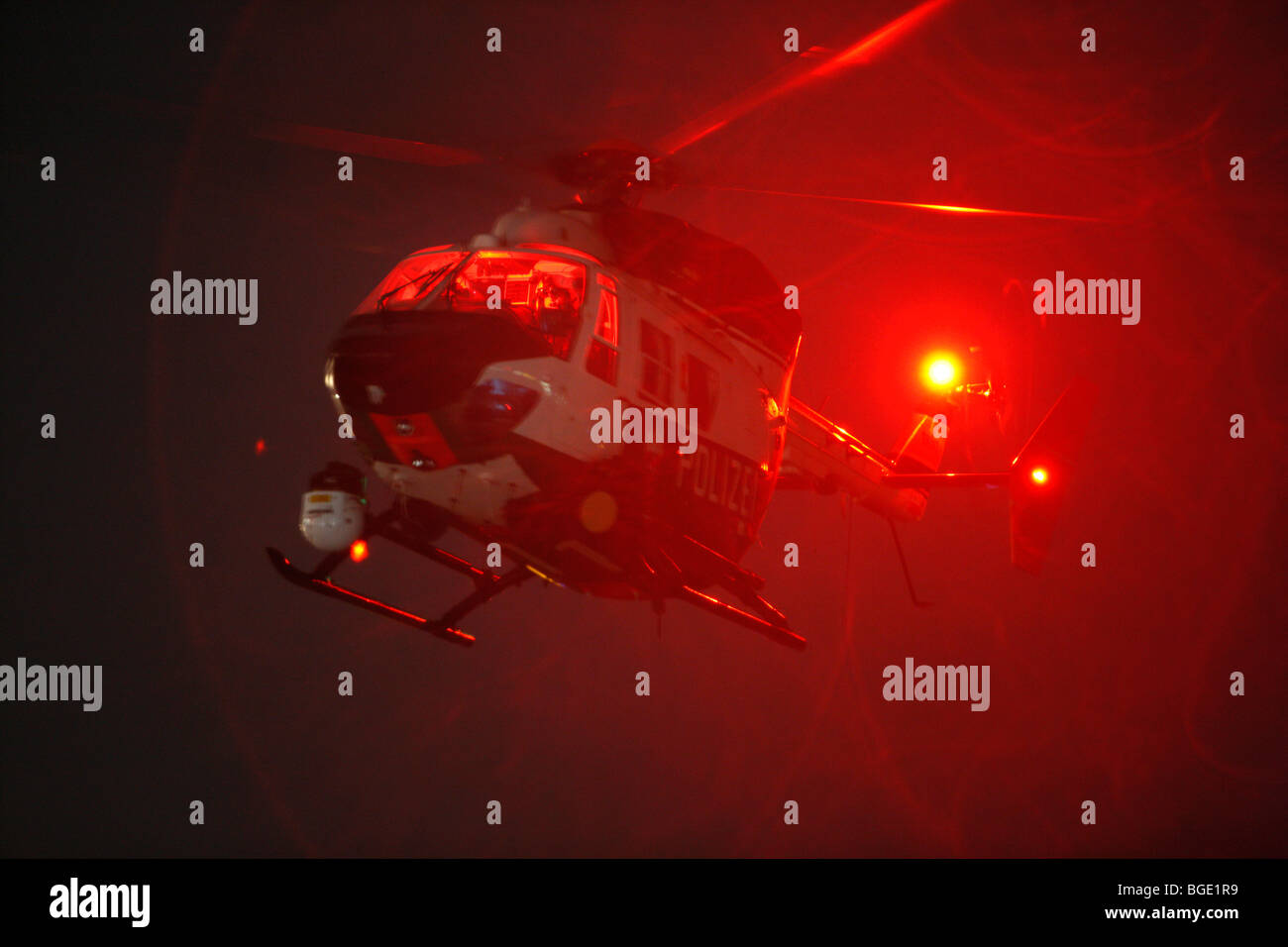 Hubschrauber Uber Dusseldorf Heute Nacht
