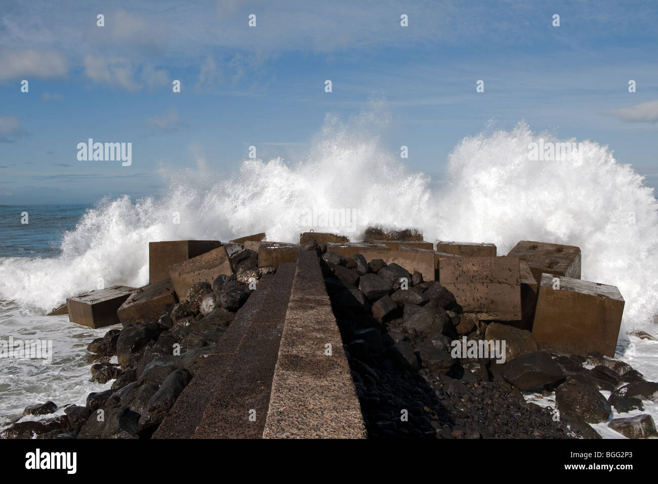 Spanien Teneriffa Kanarische Inseln Puerto De La Cruz Atlantik große ...