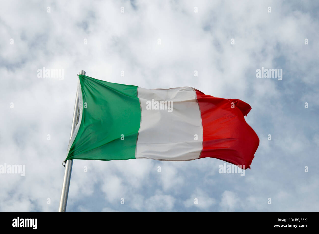 Italienische flagge flaggen Stockfotos und -bilder Kaufen - Alamy